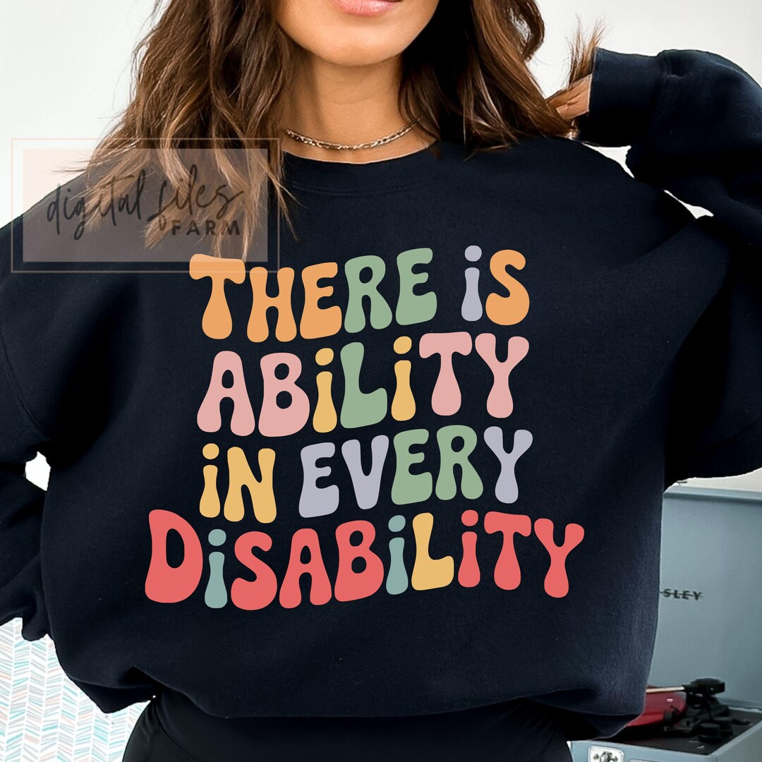 There is Ability in Every Disability Awareness SVG, Differently Abled ...