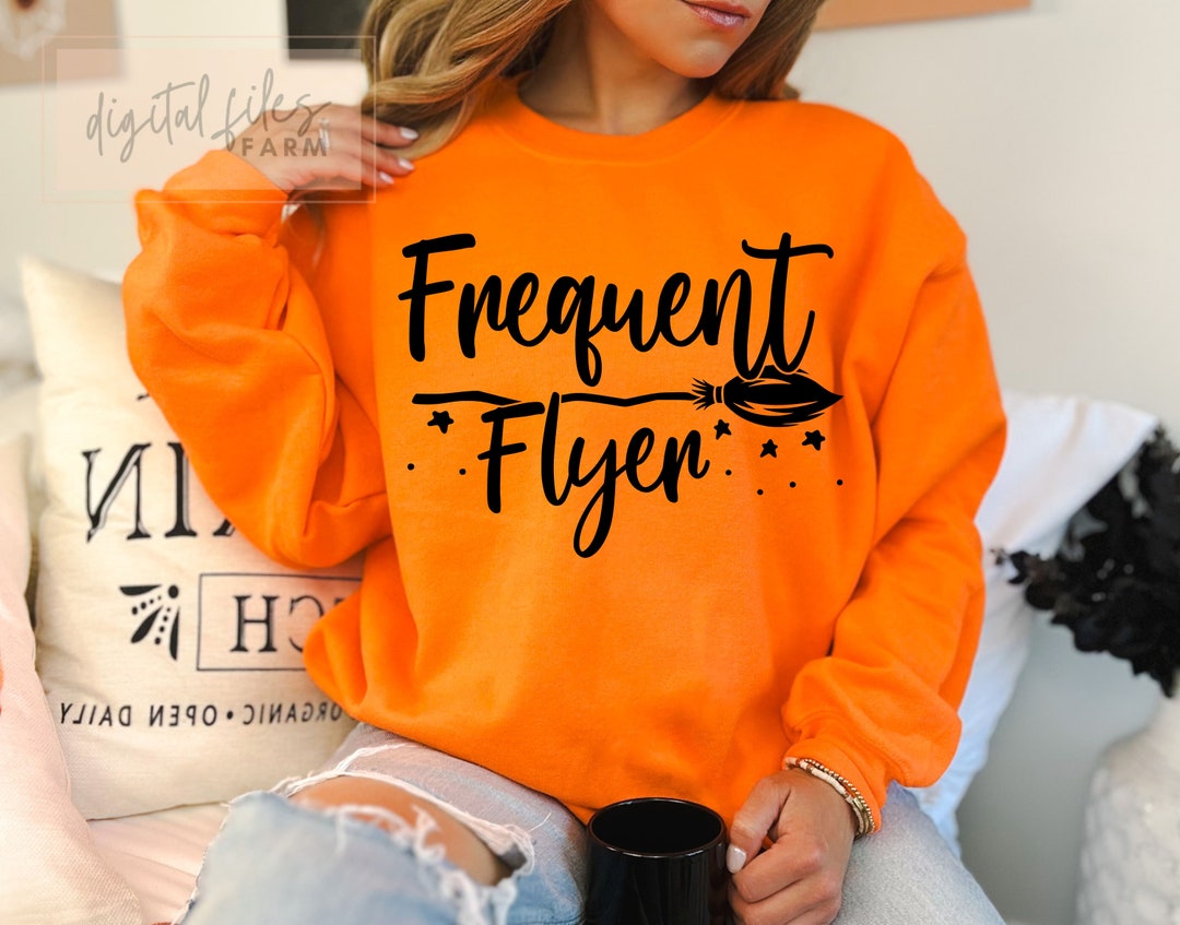 Frequent Flyer Svg, Halloween Svg, Witches Broom Svg, Funny Halloween ...