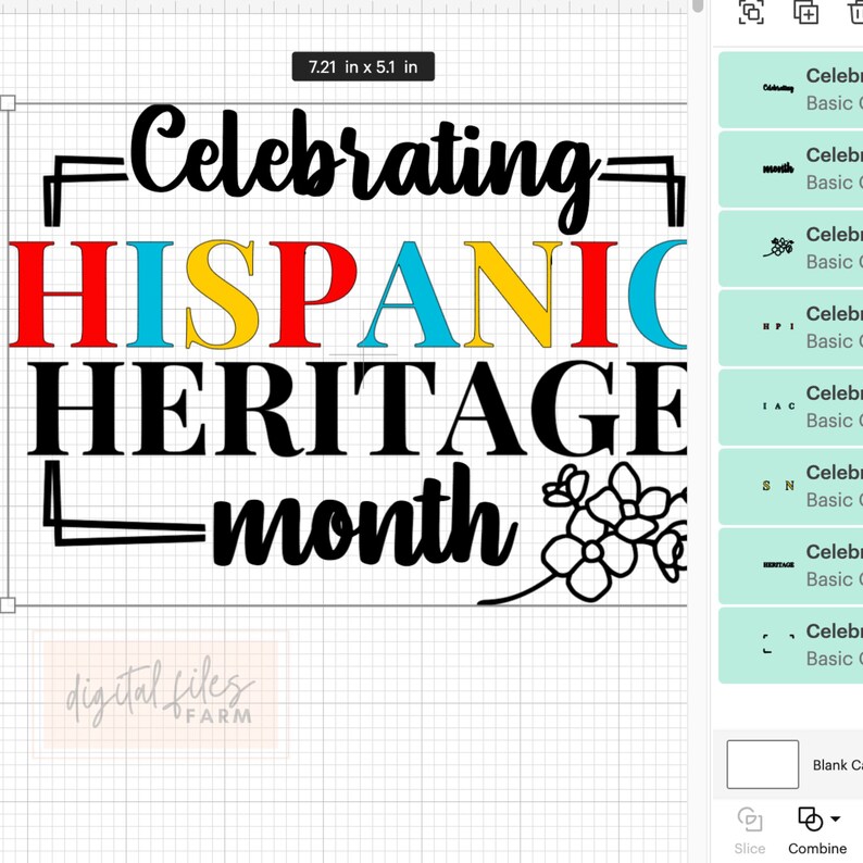 Celebrating Hispanic Heritage Month Svg, Hispanic Heritage Month Svg ...
