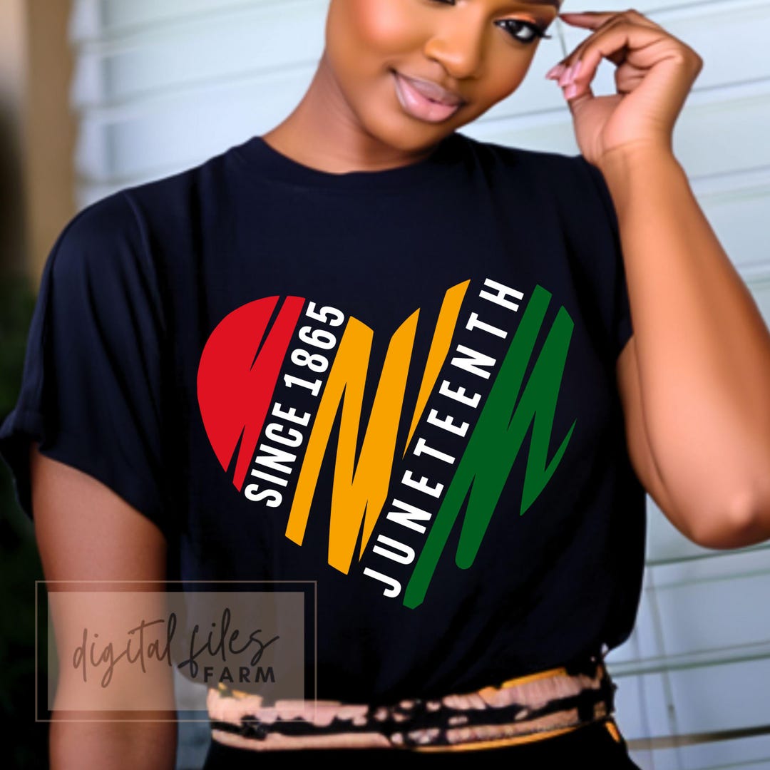 Juneteenth Heart Svg, Juneteenth SVG, Since 1865 Svg, Black History SVG ...
