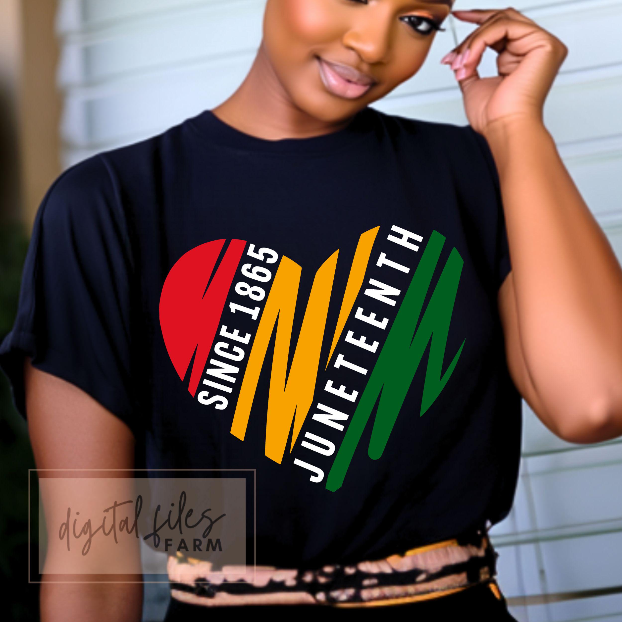 Juneteenth Heart Svg, Juneteenth SVG, Since 1865 Svg, Black History SVG ...