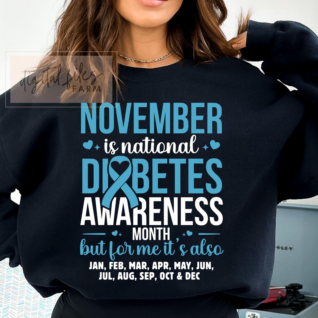 Diabetes Awareness Ribbon SVG PNG: Digital Download for Crafts - Etsy