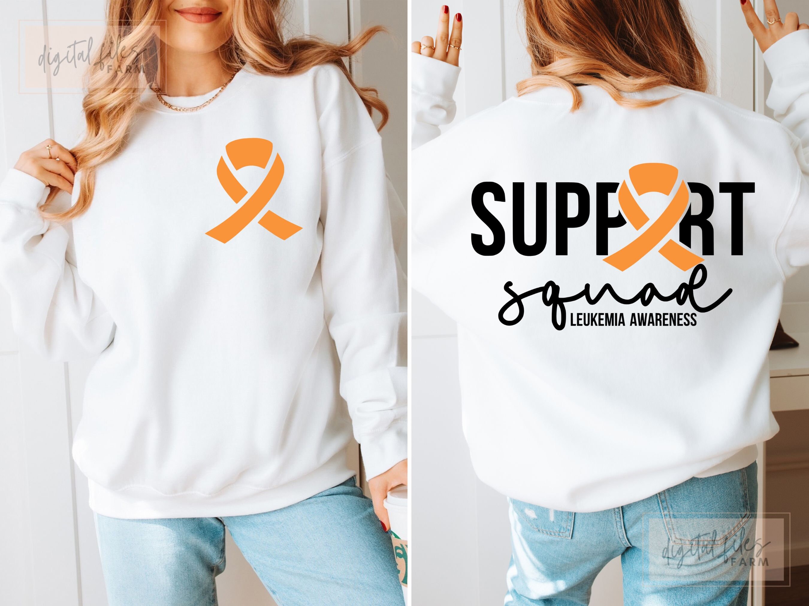 Leukemia Awareness SVG PNG, Support Squad Leukemia Awareness Svg ...
