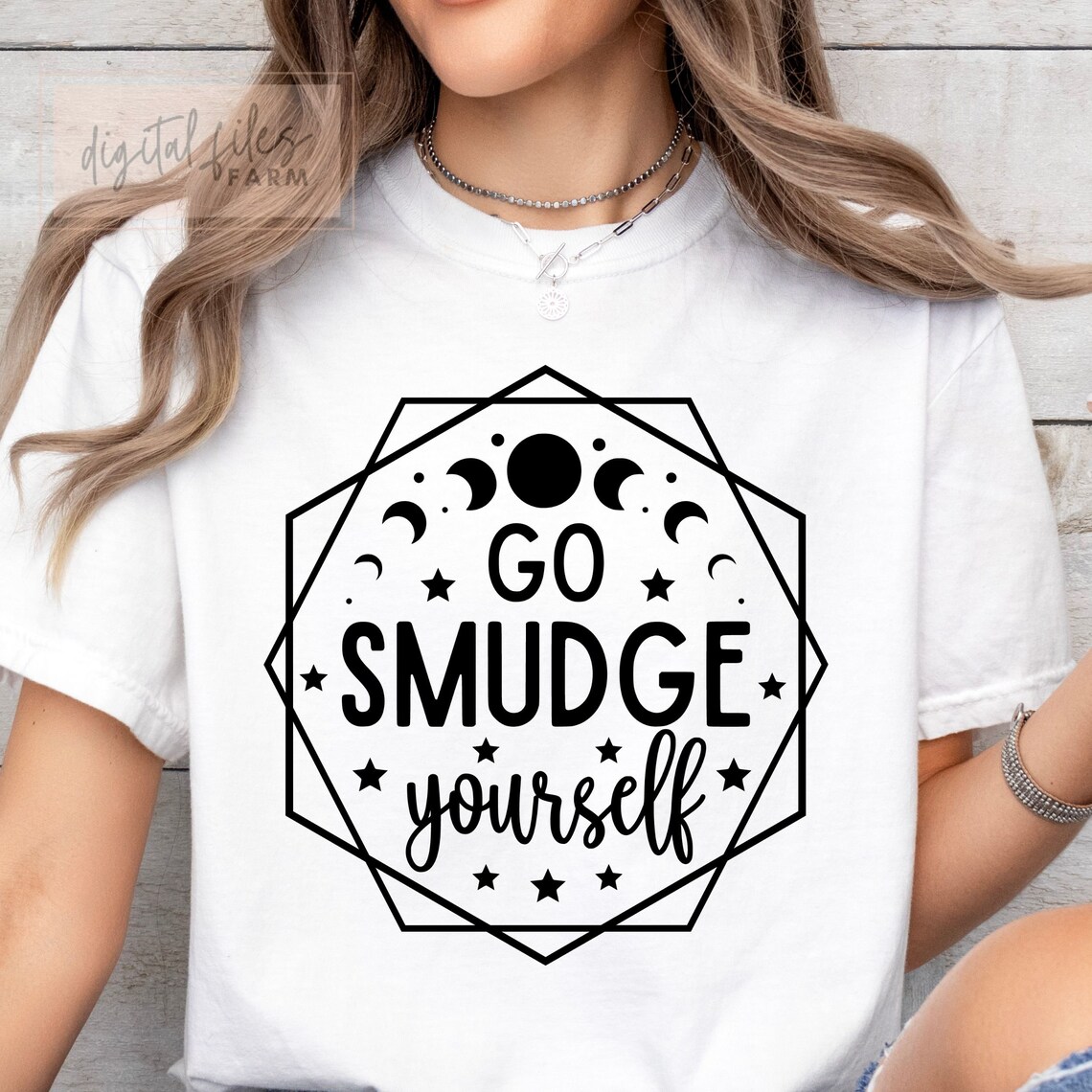 Go Smudge Yourself SVG, Moon Phase Svg, Halloween Svg, Goth Svg, Gothic ...