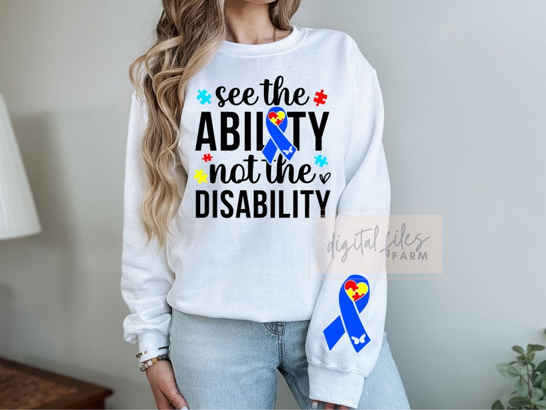Disabilities Awareness SVG, Autism Svg, Autism Awareness Svg, See the ...