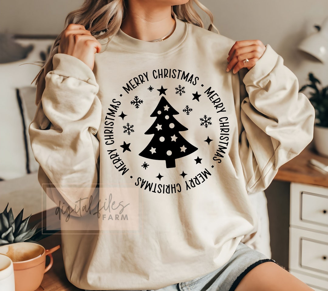 Merry Christmas Svg, Christmas Svg, Christmas Tree Svg, Christmas Snow ...