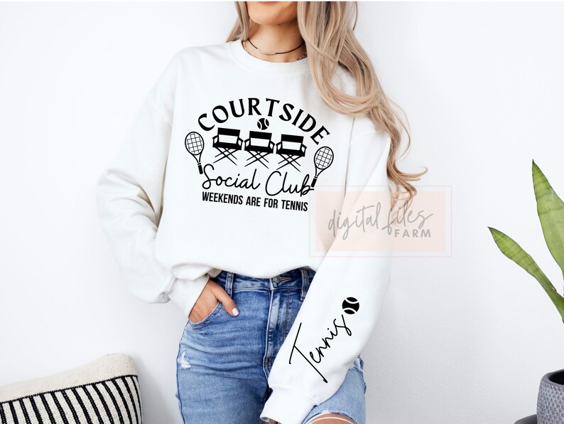 Tennis Mom SVG, Tennis Svg, Courtside Social Club Svg, Tennis Shirt Svg ...