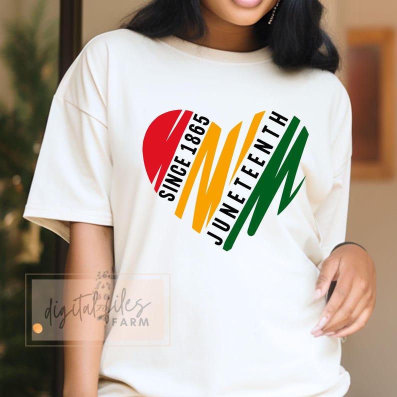 Juneteenth Heart Svg, Juneteenth SVG, Since 1865 Svg, Black History SVG ...