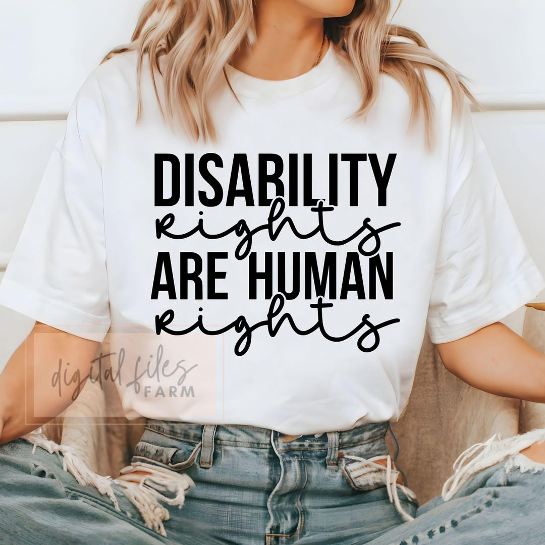 Disability Rights Are Human Rights Svg, Disability Awareness Svg ...