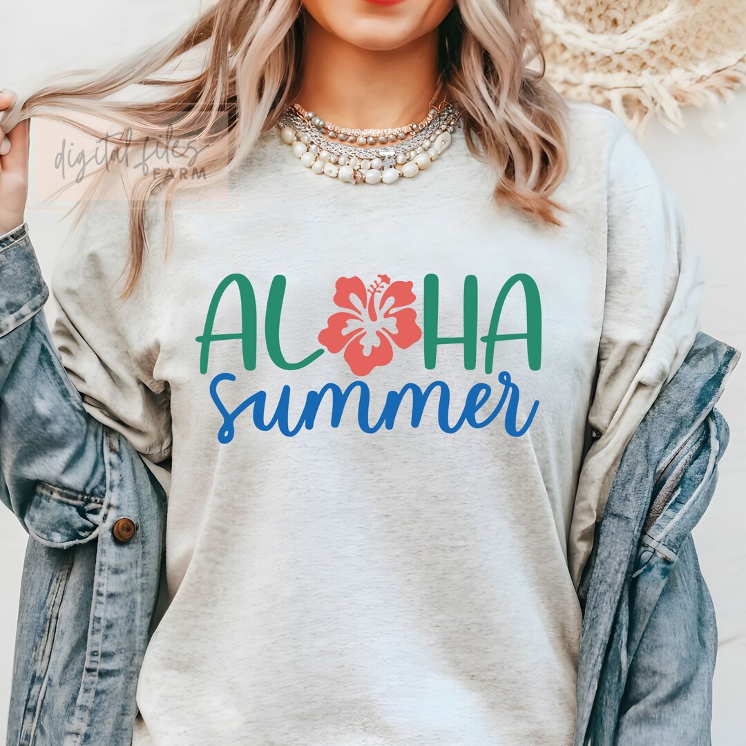 Aloha Summer Svg, Aloha Y'all Svg, Png, Family Trip Svg, Hawaiian Svg ...