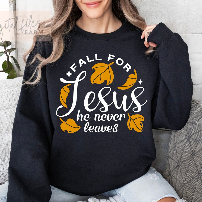 Fall for Jesus Svg - Etsy