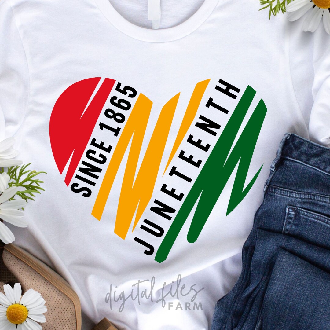 Juneteenth Heart Svg, Juneteenth SVG, Since 1865 Svg, Black History SVG ...