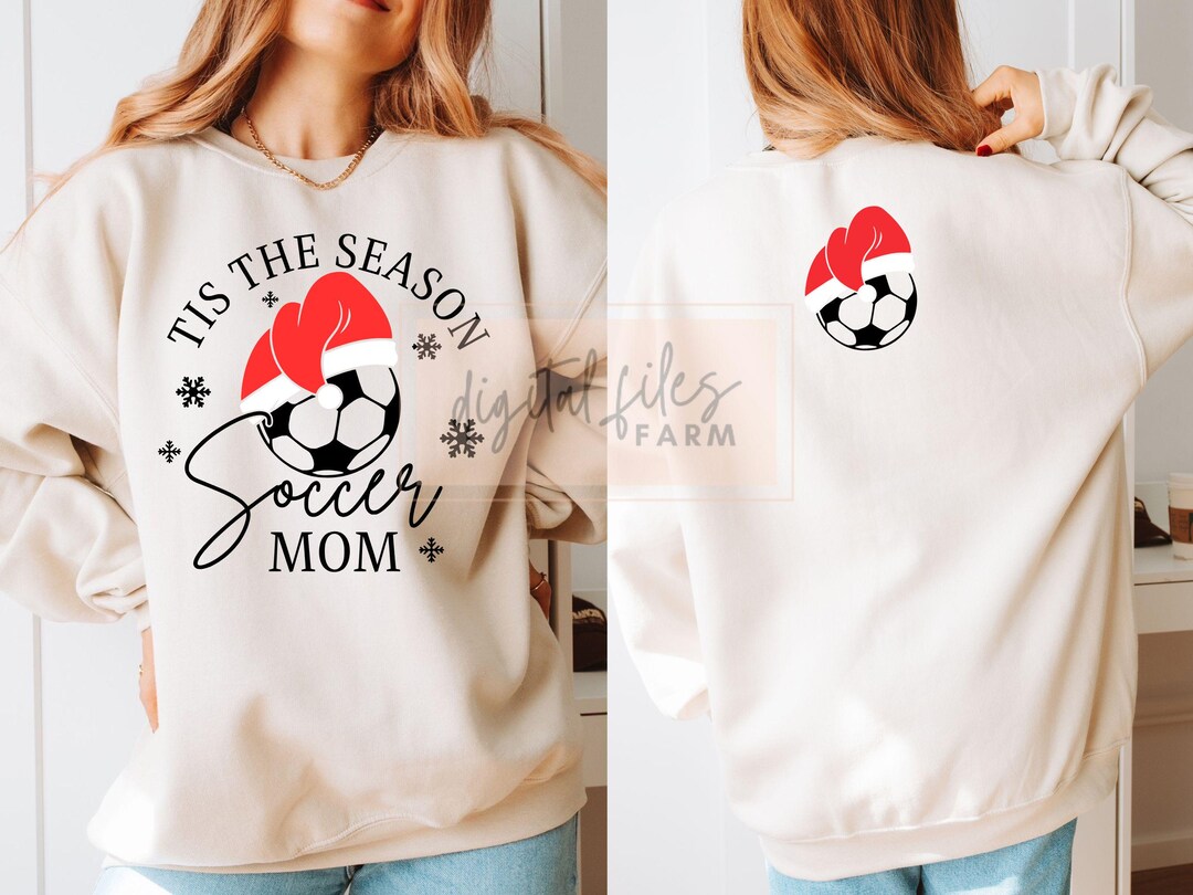 Christmas Svg, Tis the Season Svg, Soccer Mom SVG, Santas Soccer Mom ...