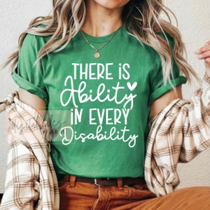 There is Ability in Every Disability Svg, Positive Motivation ...