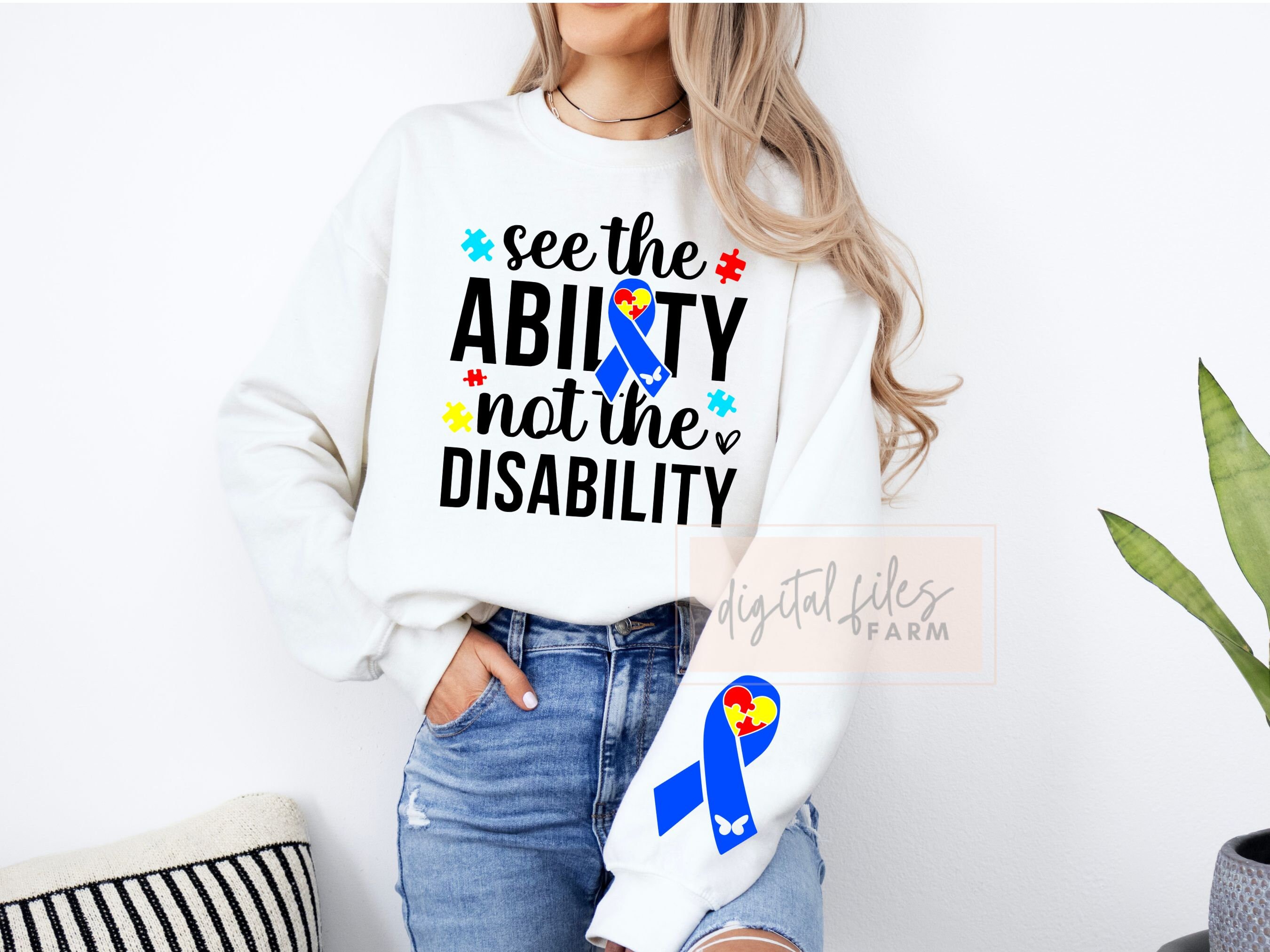 Disabilities Awareness SVG, Autism Svg, Autism Awareness Svg, See the ...