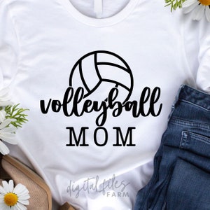 Volleyball Mom Svg, Volleyball Vibes Svg, Volleyball Mom Shirt Svg ...