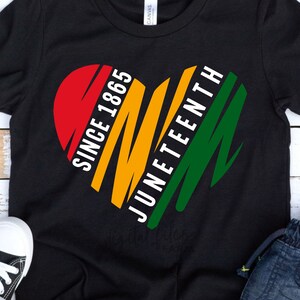 Juneteenth Heart Svg, Juneteenth SVG, Since 1865 Svg, Black History SVG ...