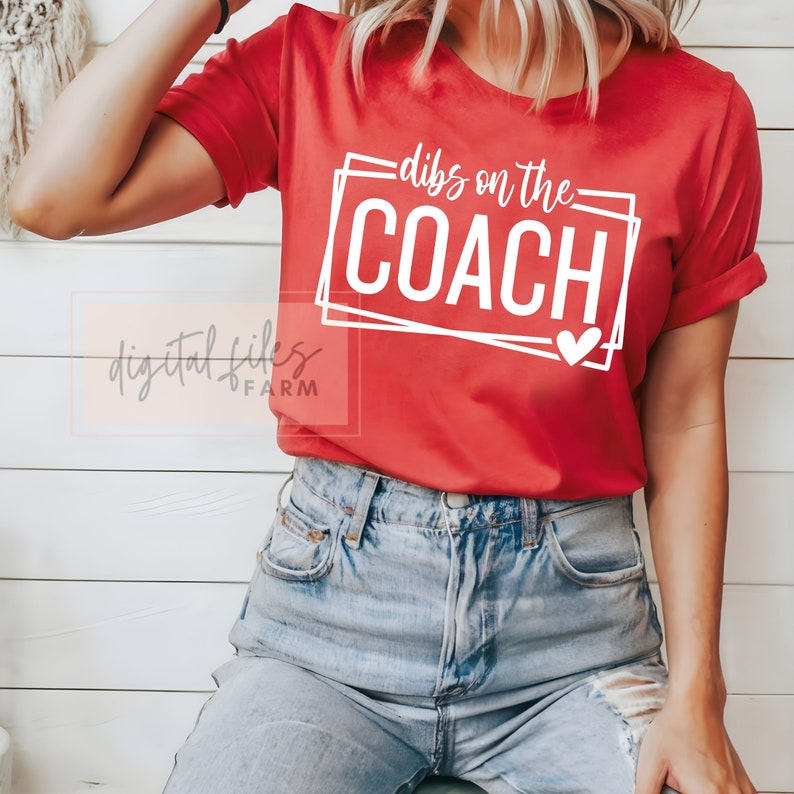 Dibs On The Coach SVG, Coaches Wife svg, Baseball Monogramm, Baseball ...