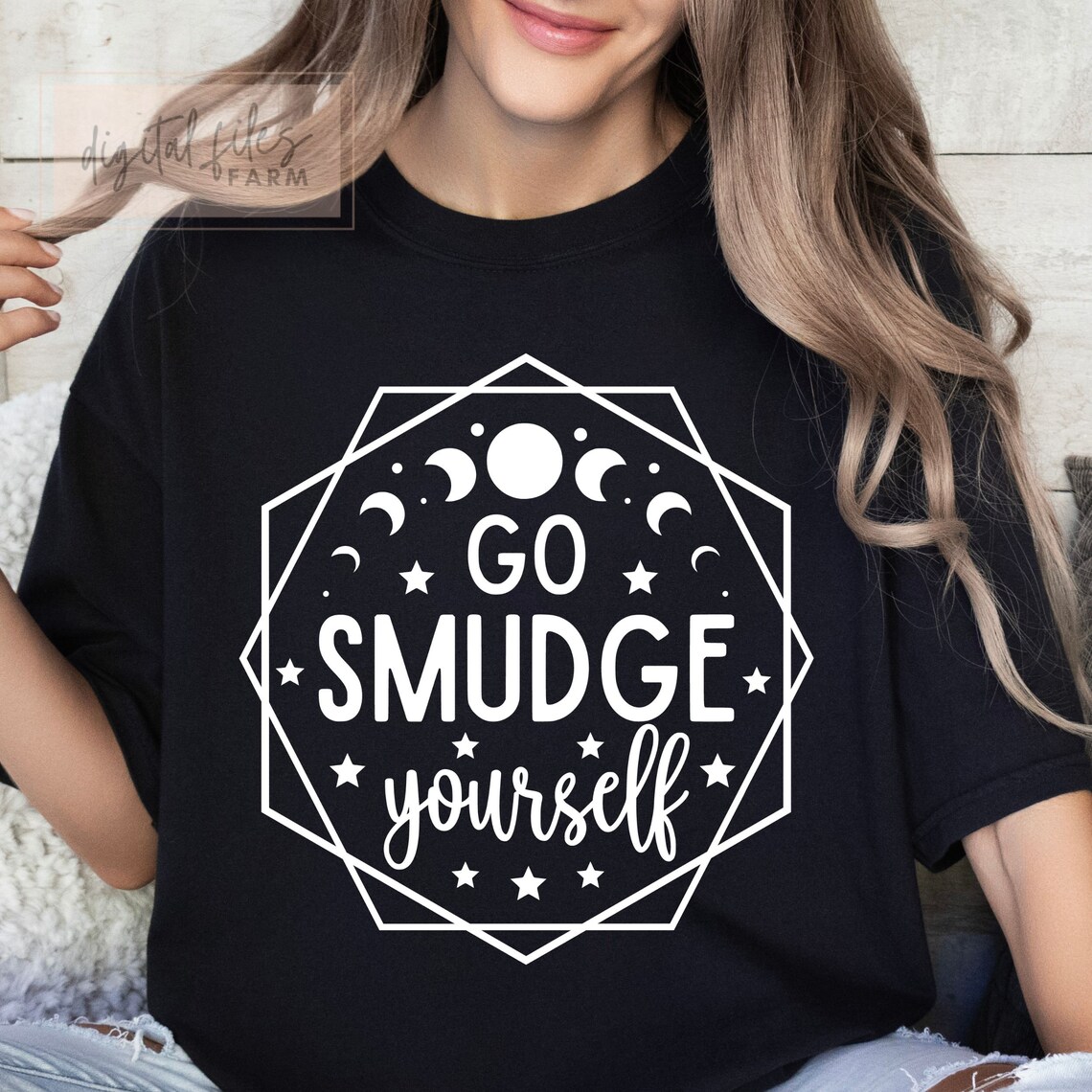 Go Smudge Yourself SVG, Moon Phase Svg, Halloween Svg, Goth Svg, Gothic ...