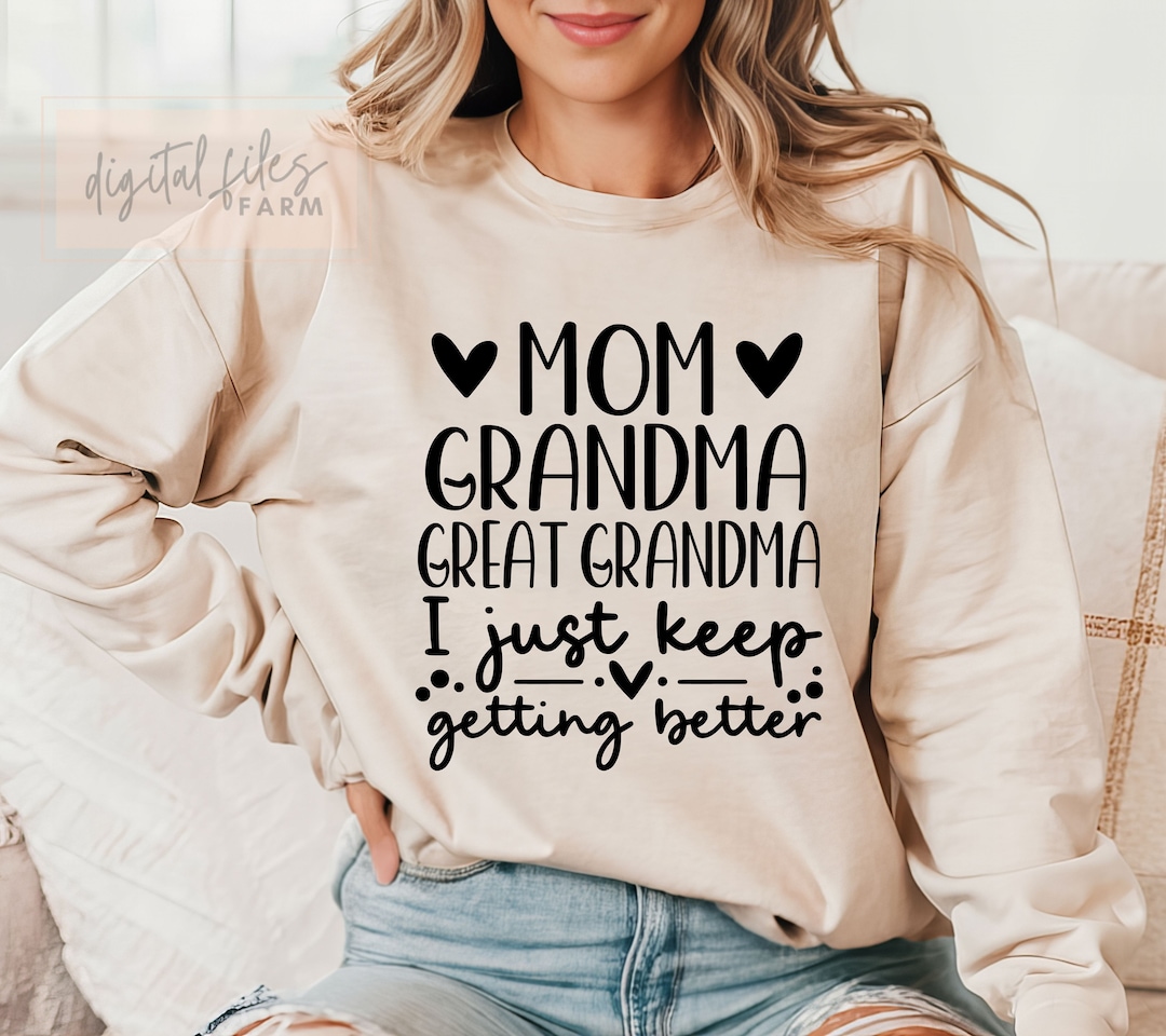 Mom SVG, Mothers Day SVG, Grandma Svg, Great Grandma Svg, Mothers Day ...