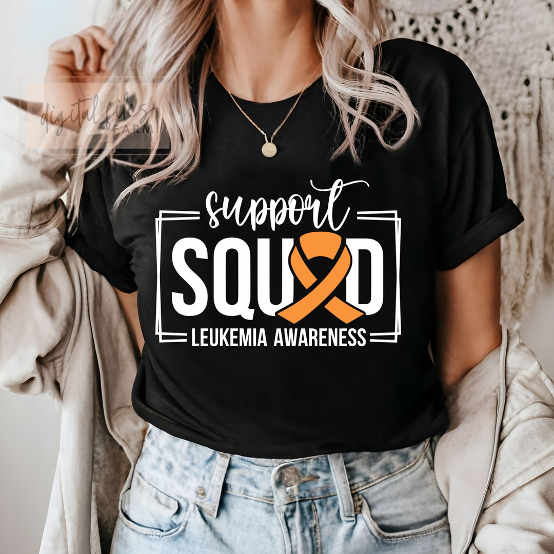 Leukemia Awareness SVG PNG, Support Squad Leukemia Awareness Svg ...