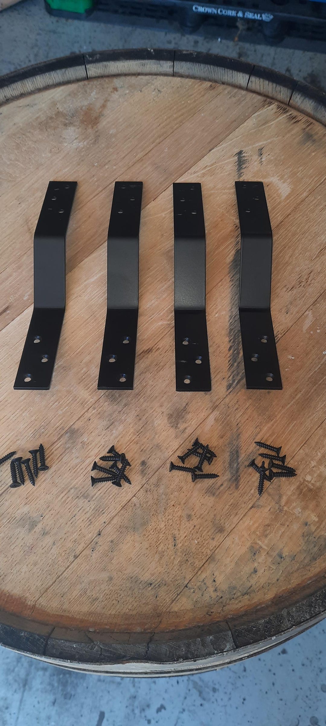 Barrel Table Top Bracket Kit - Etsy