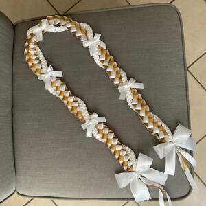 Graduation Leis // Ribbon Lei // Graduation // Graduation Gifts ...