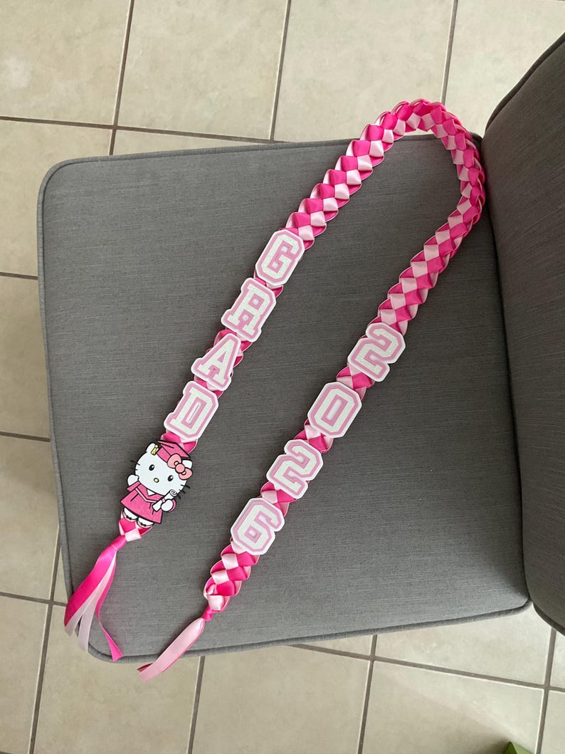 Graduation Leis // Ribbon Lei // Graduation // Graduation Gifts ...