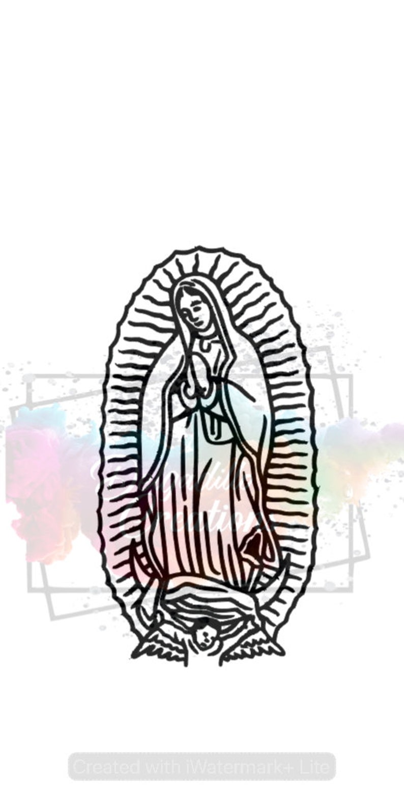 Virgin Mary Svg - Etsy