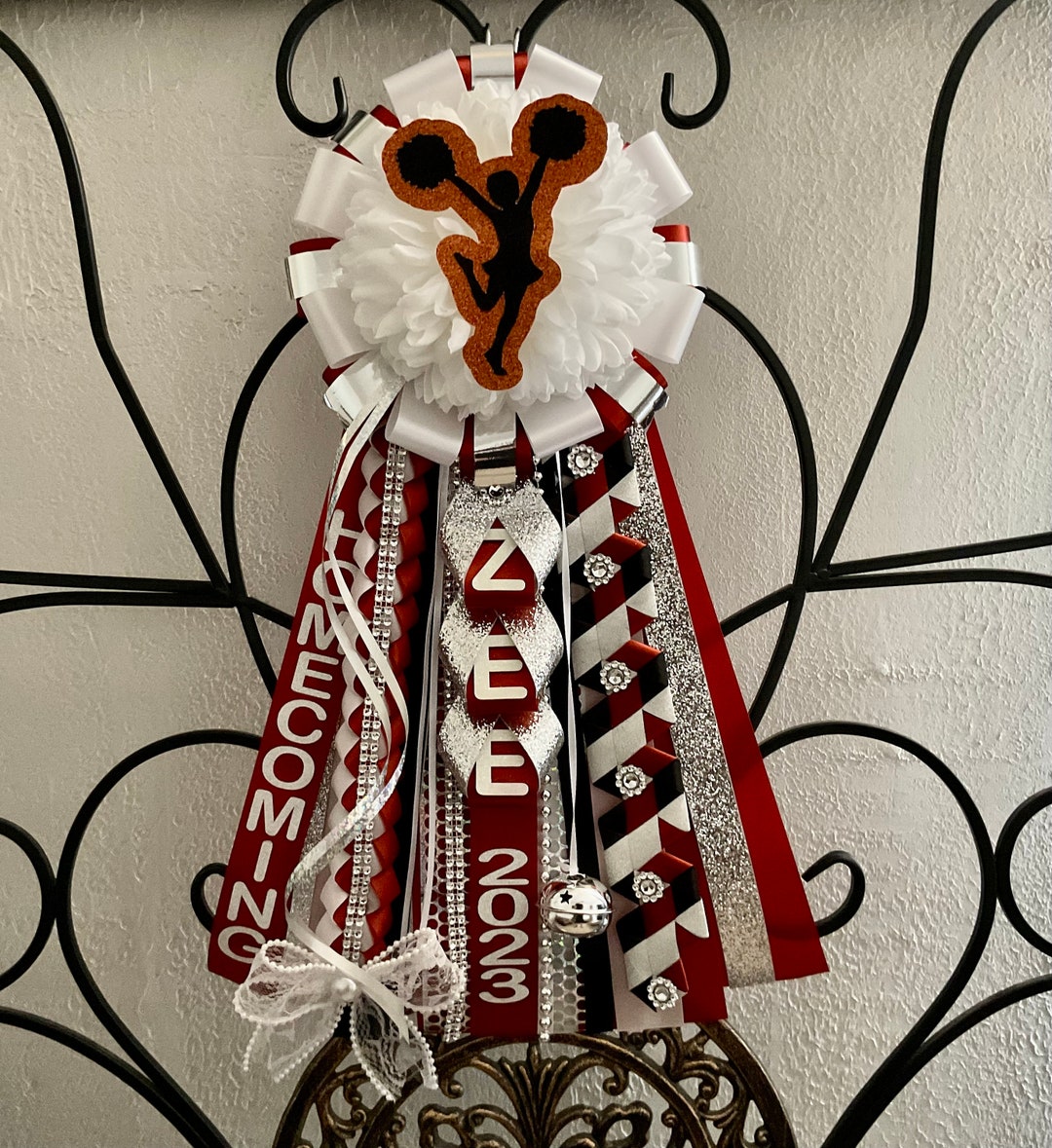 Homecoming Mums Personalized, Senior Homecoming Mums, High School Mums, Texas Homecoming Mum ...