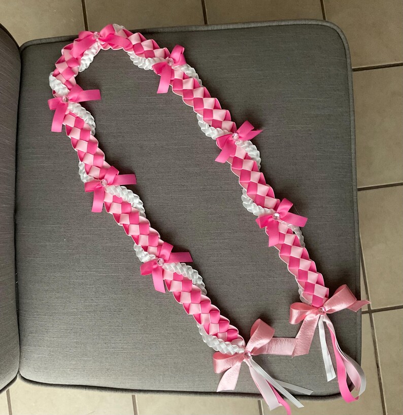 Graduation Leis // Ribbon Lei // Graduation // Graduation Gifts ...