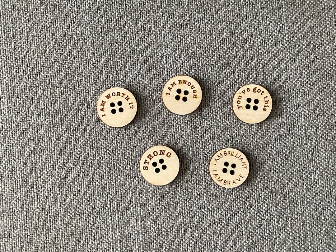 Wooden Gift, Brave Button, First Day of School Gift, Back to School ...