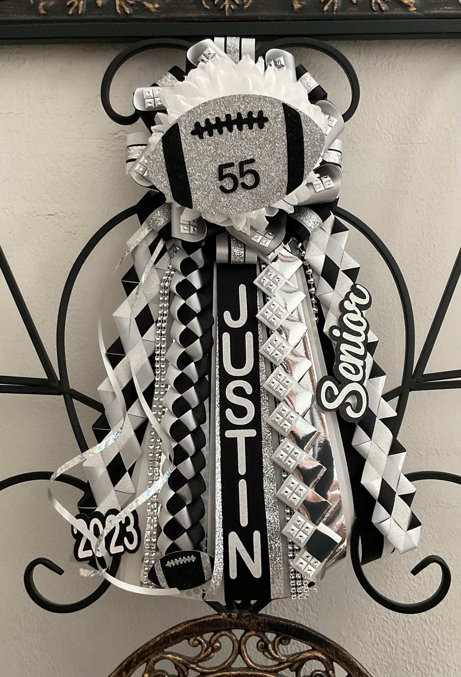 Homecoming Mums Personalized, Senior Homecoming Mums, High School Mums ...
