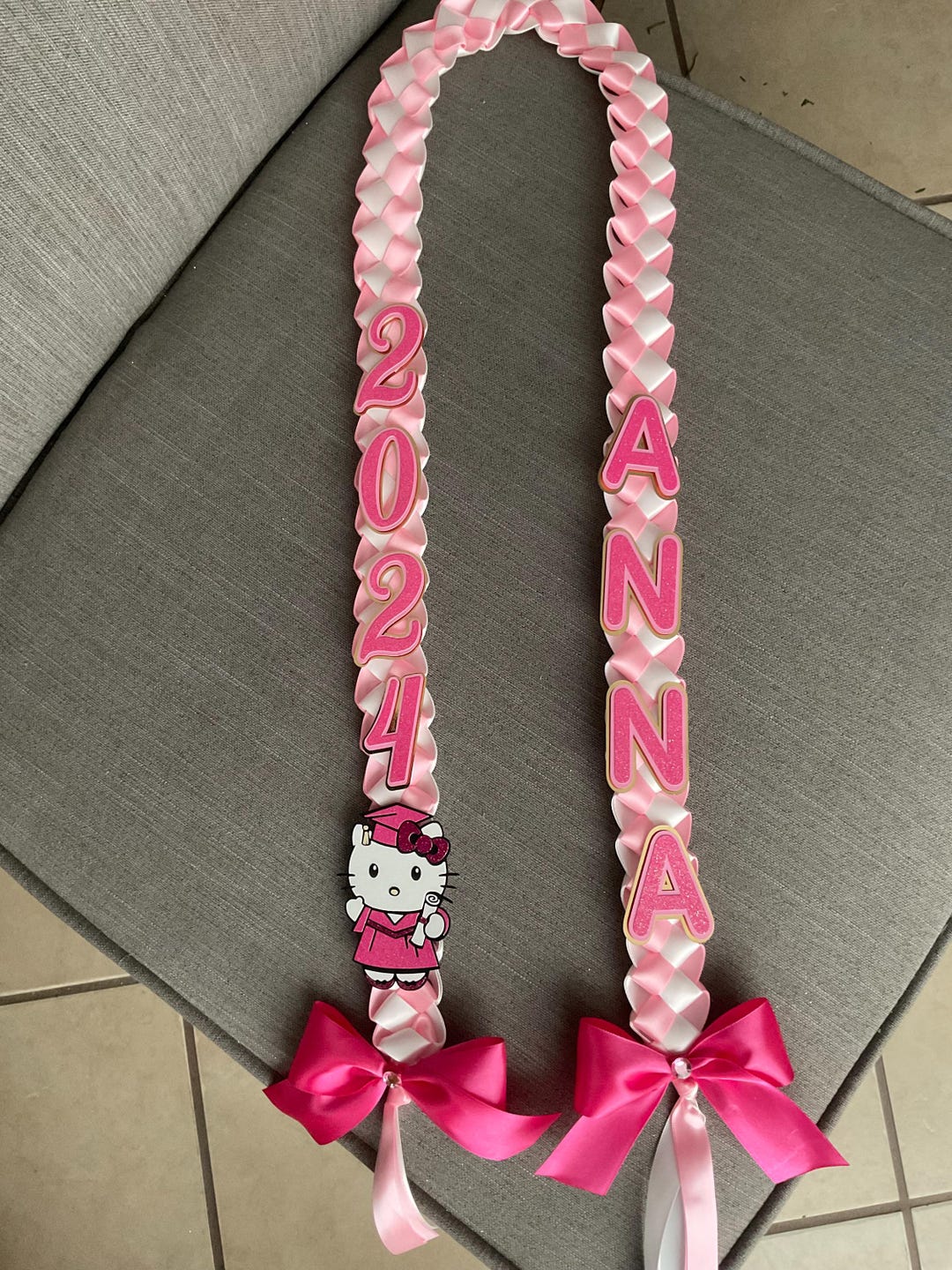 Graduation Leis // Ribbon Lei // Graduation // Graduation Gifts ...