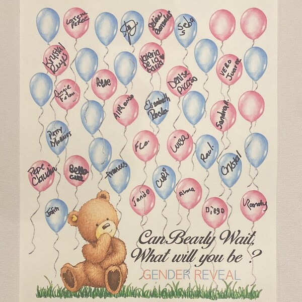 We Can Bearly Wait Game Book - Etsy