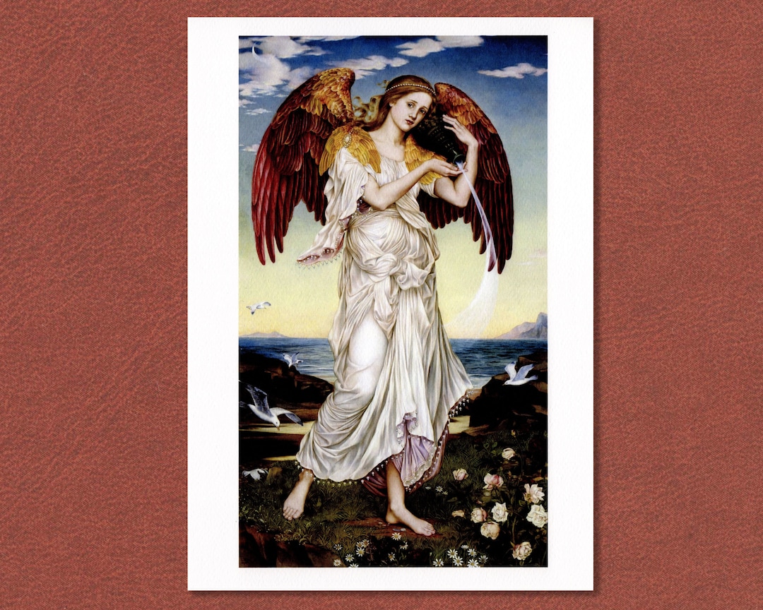 Evelyn De Morgan 'eos' Greek Goddess of the Dawn. Fine Art Print on ...