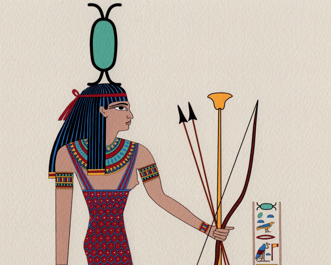 Egyptian Goddess Neith Warrior Goddess Of Warfare And Weaponry