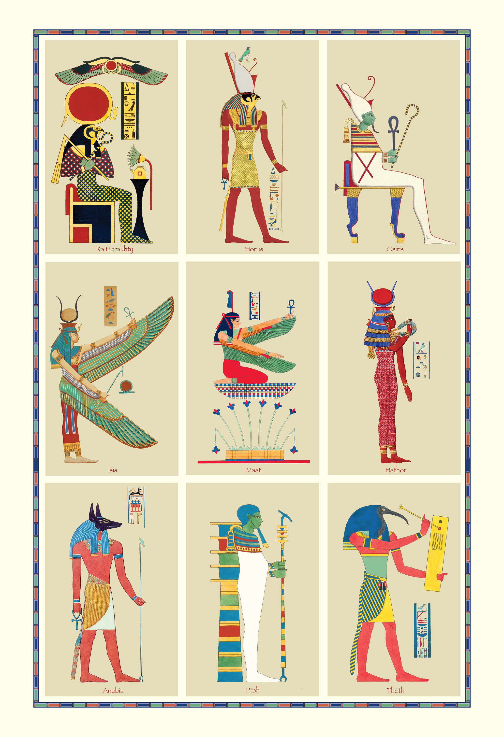 Egyptian Gods: Ra Horus Isis Anubis Thoth Maat Ptah | atelier-yuwa.ciao.jp