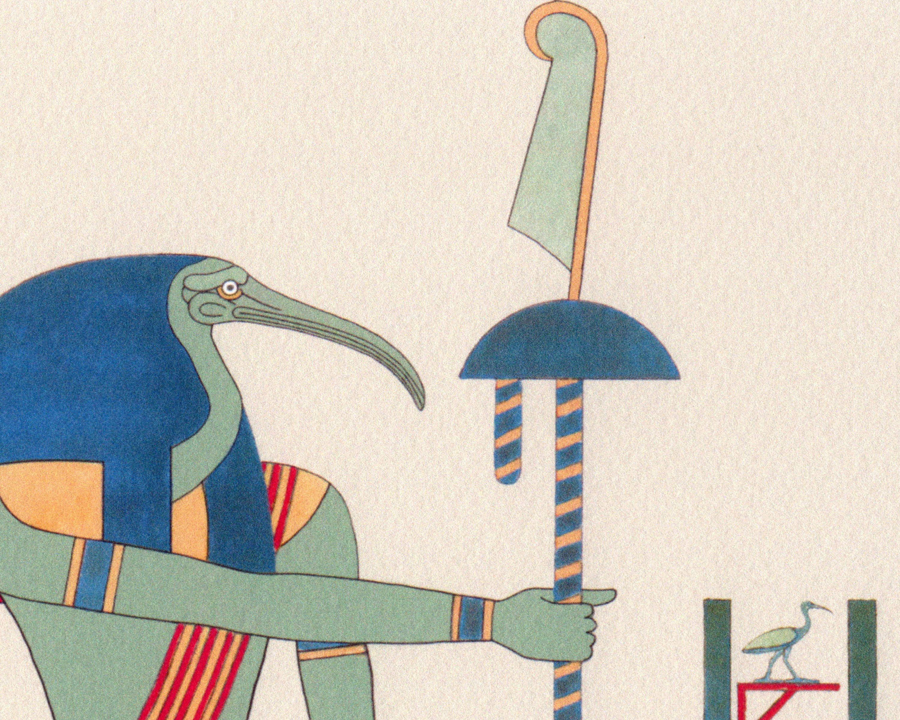 Egyptian God Thoth Inventor of Magic Wisdom Science & - Etsy UK