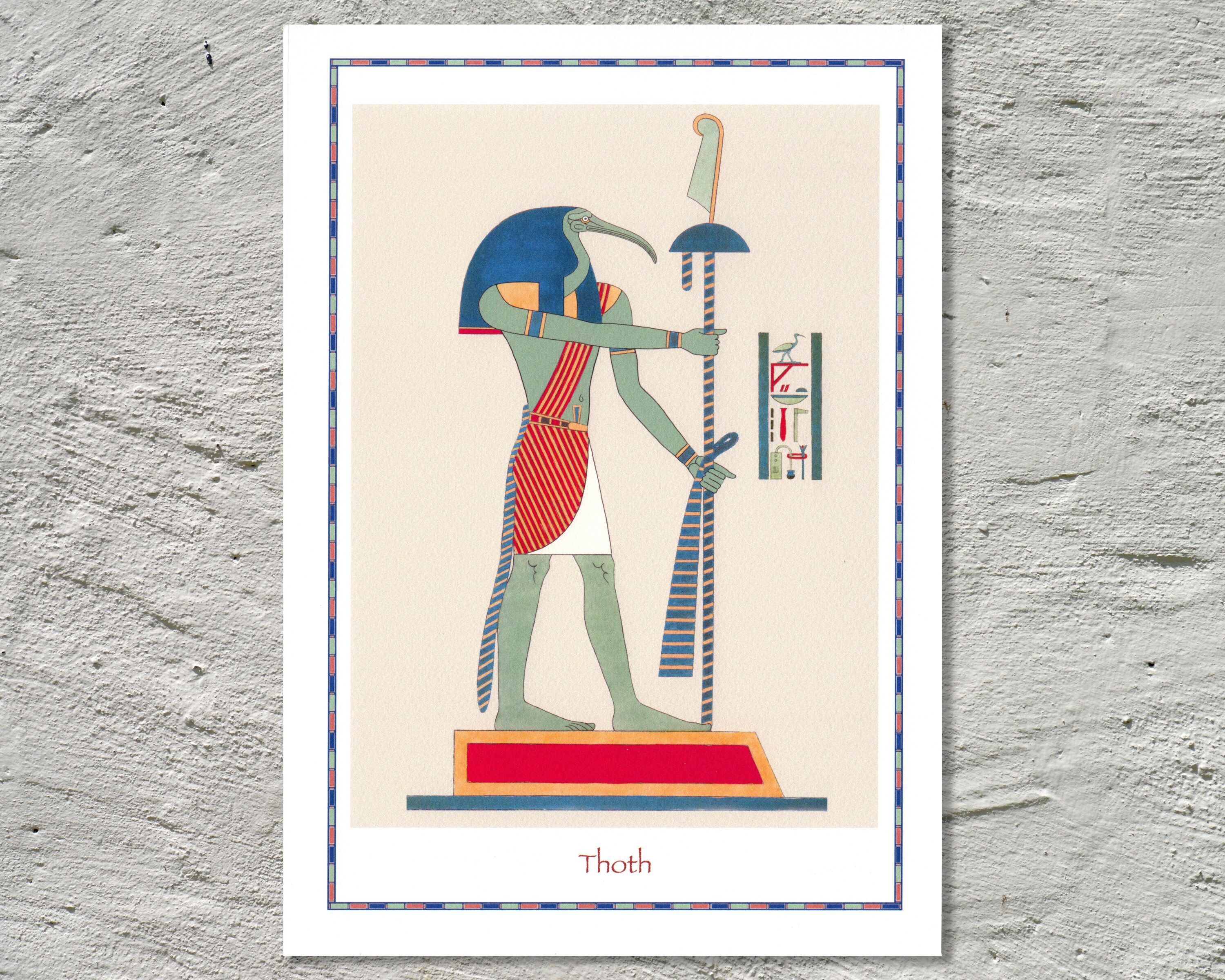Egyptian God Thoth Inventor of Magic Wisdom Science & - Etsy UK