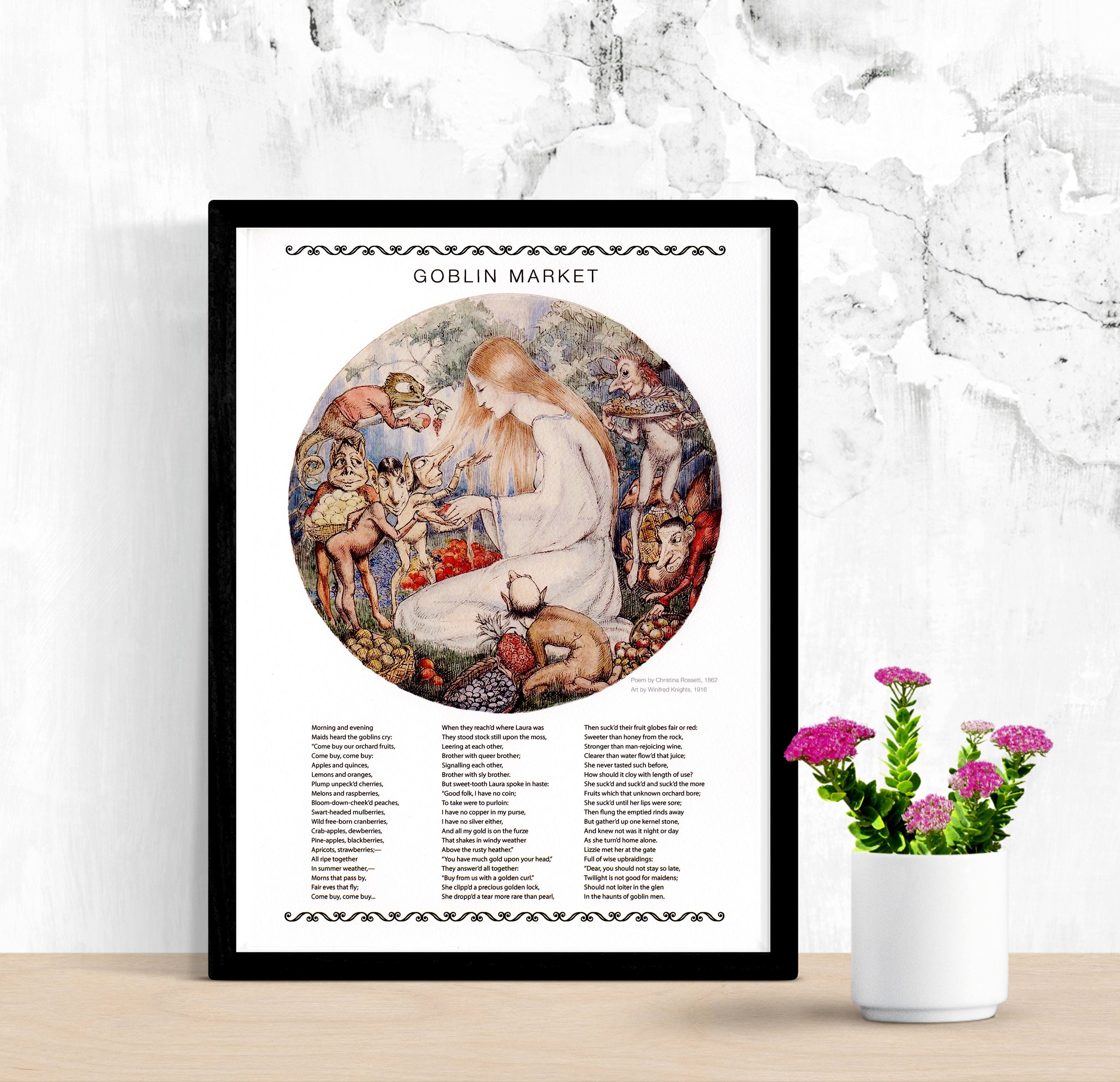Goblin Market: Famous Poem by Pre-raphaelite Christina Rossetti ...