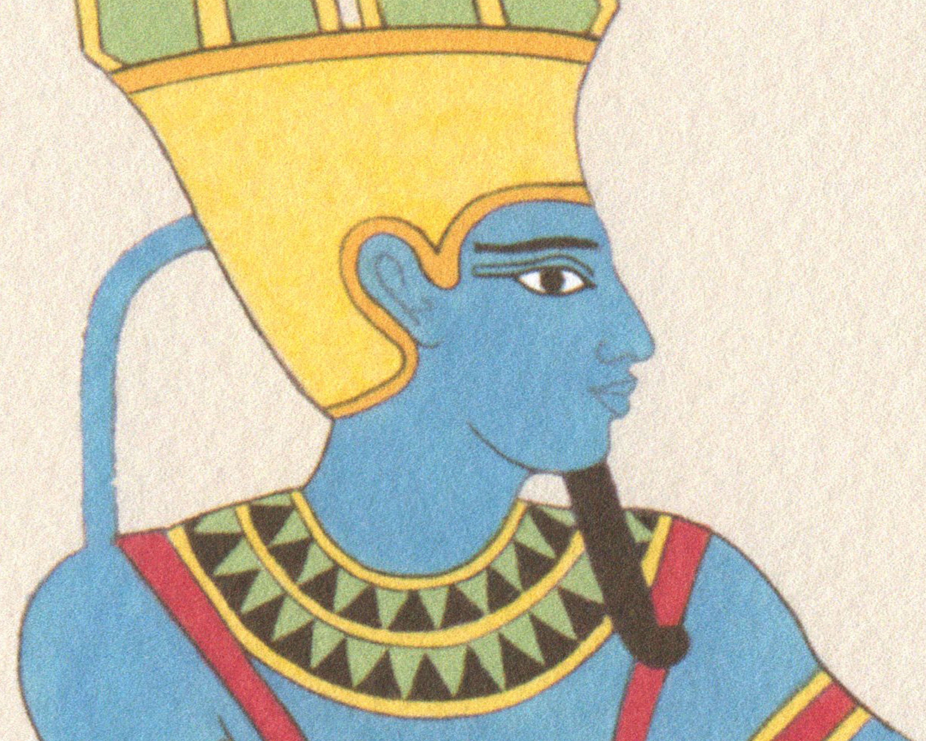 Egypt Art: Supreme God Amun Ra. Fine Art Reproduction From a 19th C ...