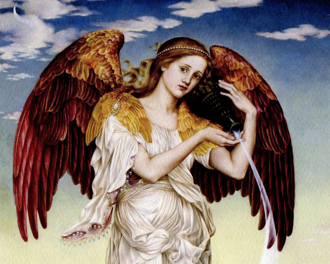 Evelyn De Morgan 'eos' Greek Goddess of the Dawn. Fine Art Print on ...