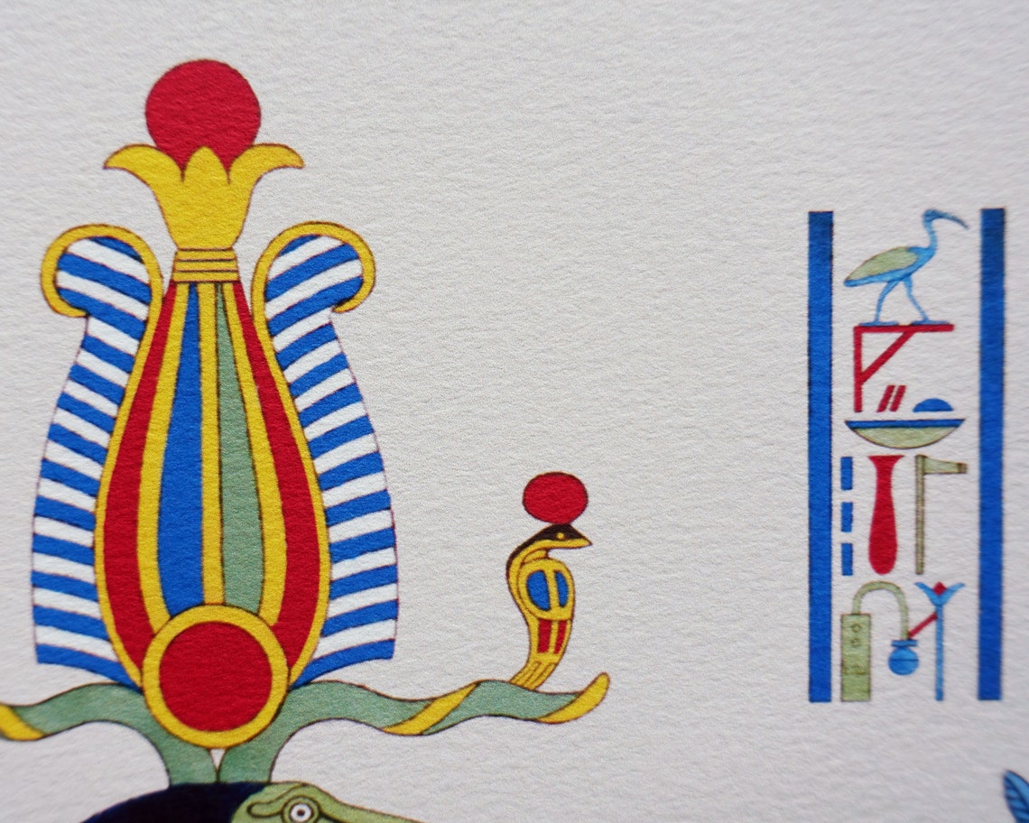 Thoth God of Wisdom Writing and Magic. Cool Egyptian Wall | Etsy