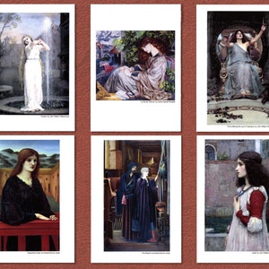Postcard-size Art Prints. Pre-raphaelite Art Collection. 20 Postcard ...