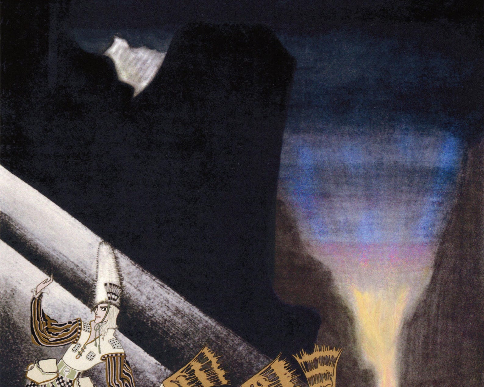 Kay Nielsen. Fairy Tale 'the Three Princesses in the Blue Mountain ...