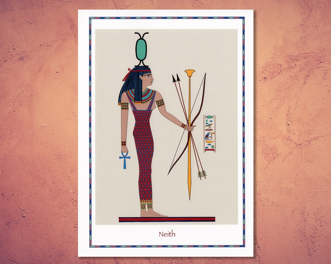 Egyptian Goddess, Neith. Warrior Goddess of Warfare and Weaponry ...