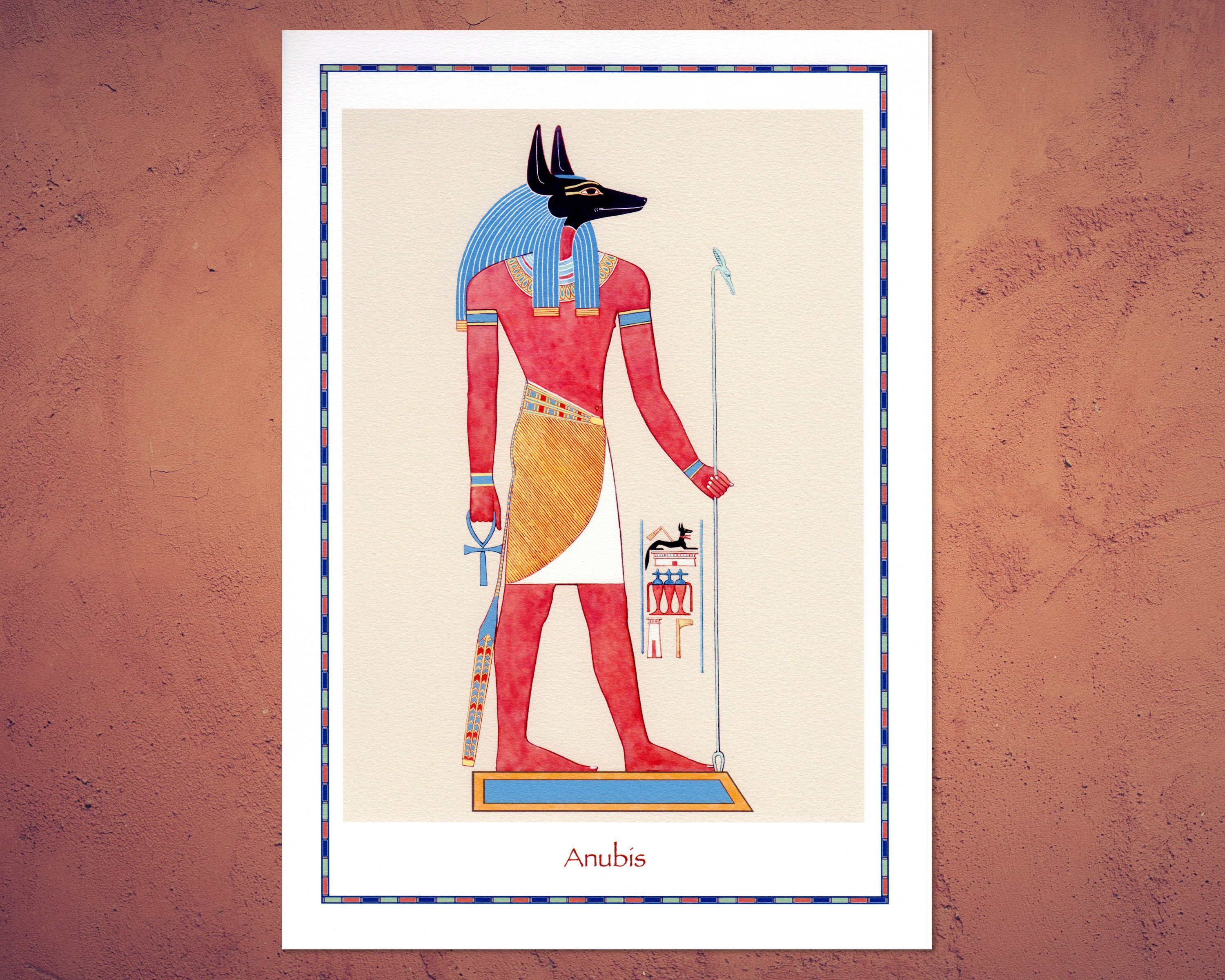 Ancient Egyptian Art Anubis