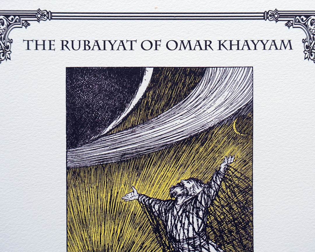 Famous Love Poem Print. the Rubaiyat of Omar Khayyam. Timeless - Etsy