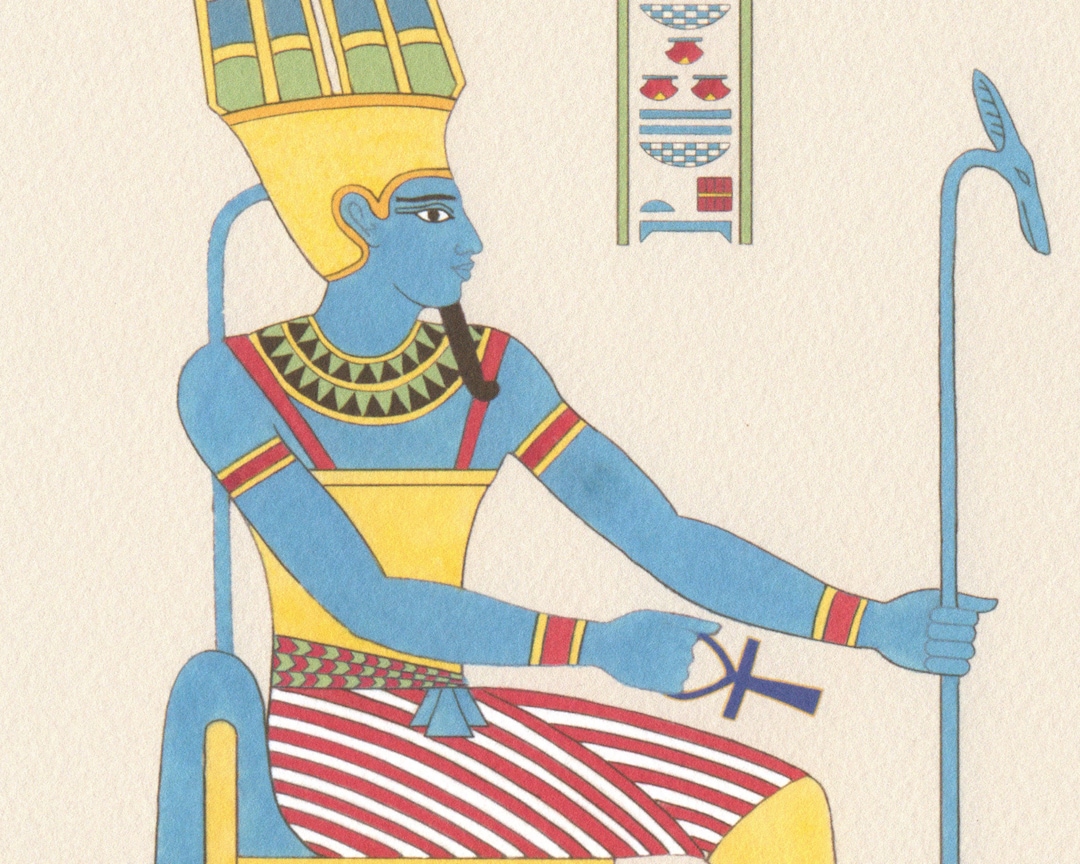 Egypt Art: Supreme God Amun Ra. Fine Art Reproduction of a - Etsy